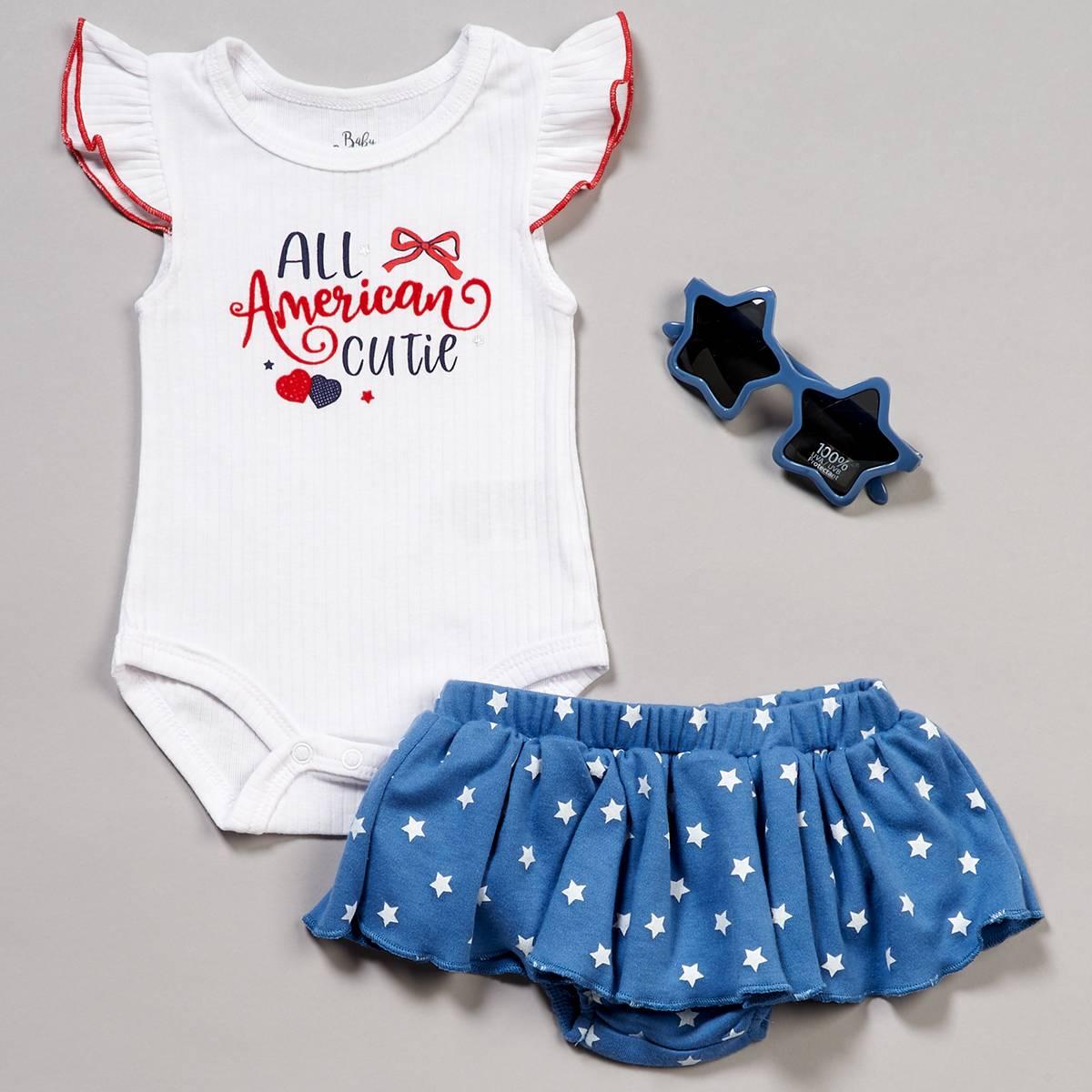 Click here for Baby Girl (12-24M) Baby Essentials(R) 3pc. America... prices