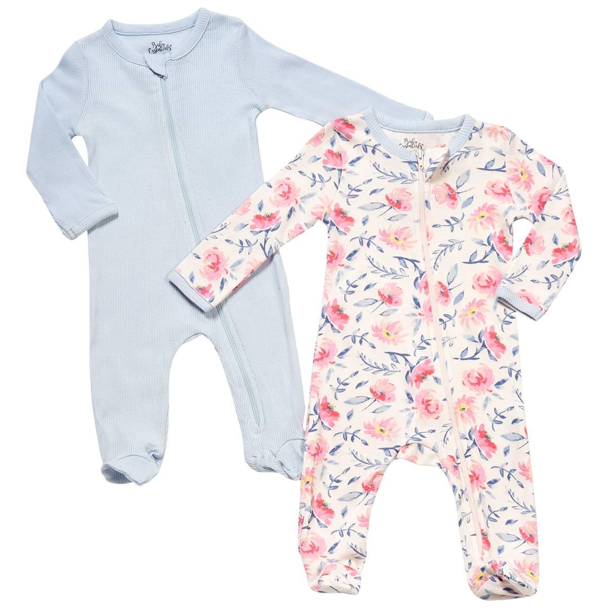 Click here for Baby Girl (NB-9M) Baby Essentials(R) 2pk. Rib/Flor... prices