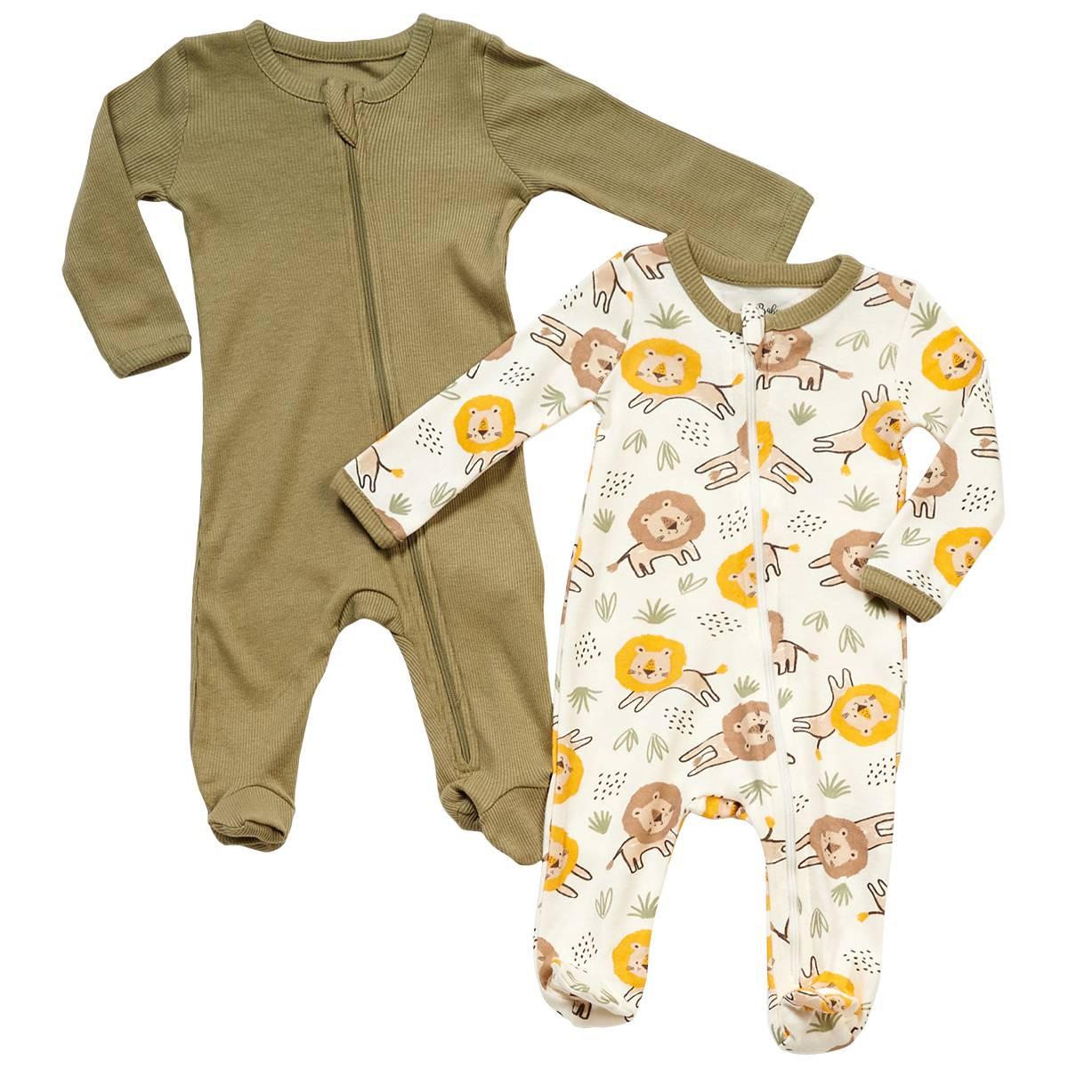 Click here for Baby Boy (NB-9M) Baby Essentials(R) 2pk. Lion & Pl... prices