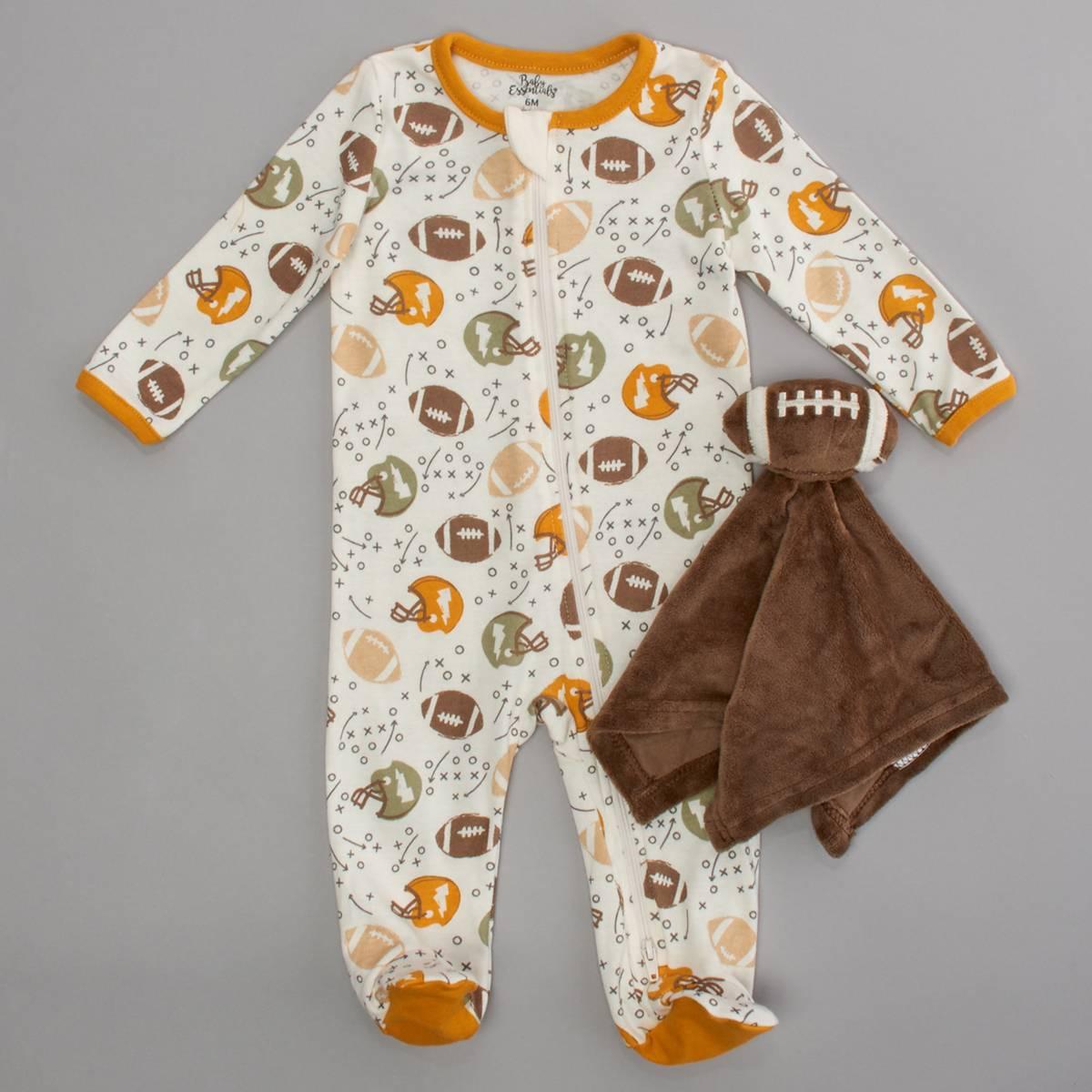 Click here for Baby Boy (NB-9M) Baby Essentials(R) Football Footi... prices