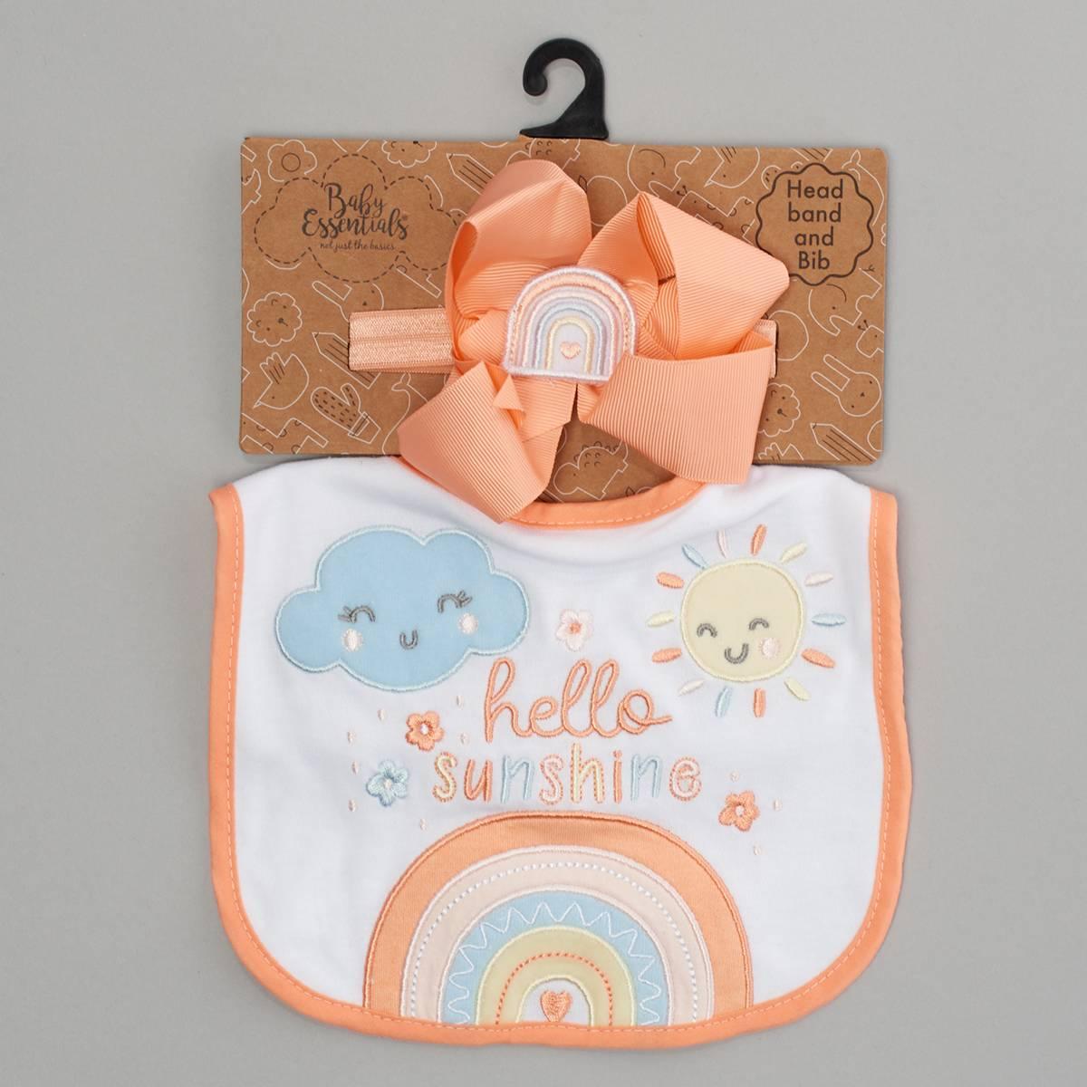 Click here for Baby Girl Baby Essentials(R) Hello Sunshine Bib &... prices