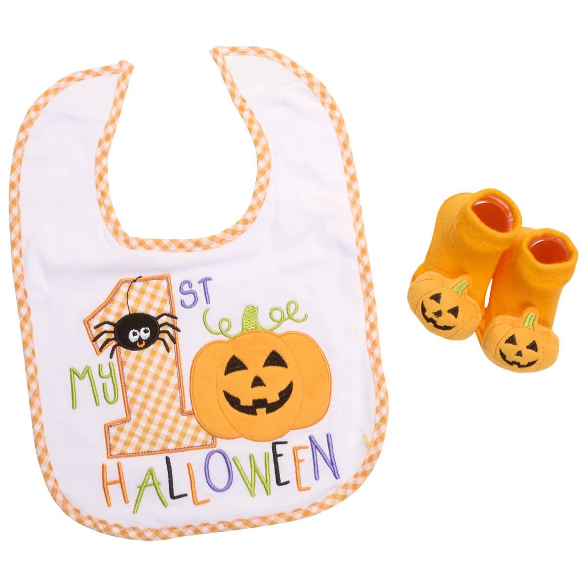 Click here for Baby Unisex Baby Essentials(R) 1st Halloween Bib &... prices