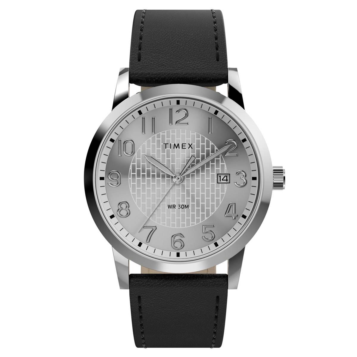 Click here for Mens Timex(R) Main Street Silver-Tone Dial Watch -... prices
