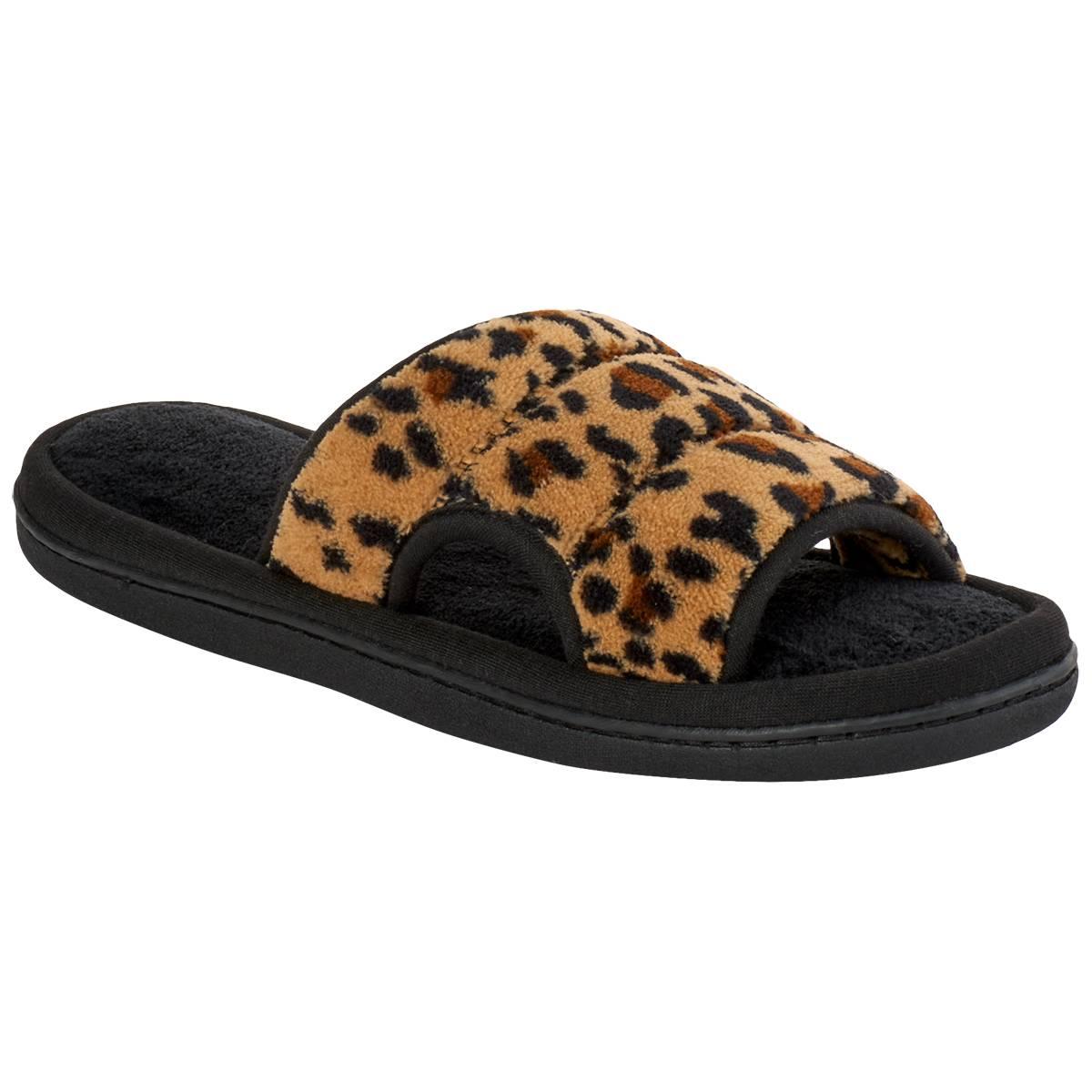 Click here for Womens Isotoner Micro Terry Vented Slide Slippers... prices