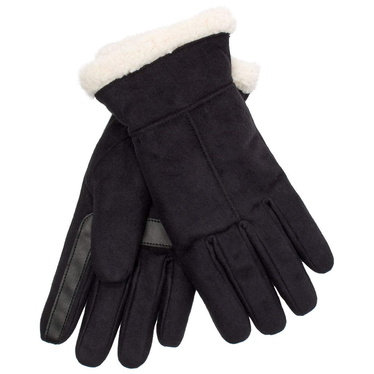 Click here for Womens Isotoner Microsuede Sherpa SmartDri(R) Glov... prices