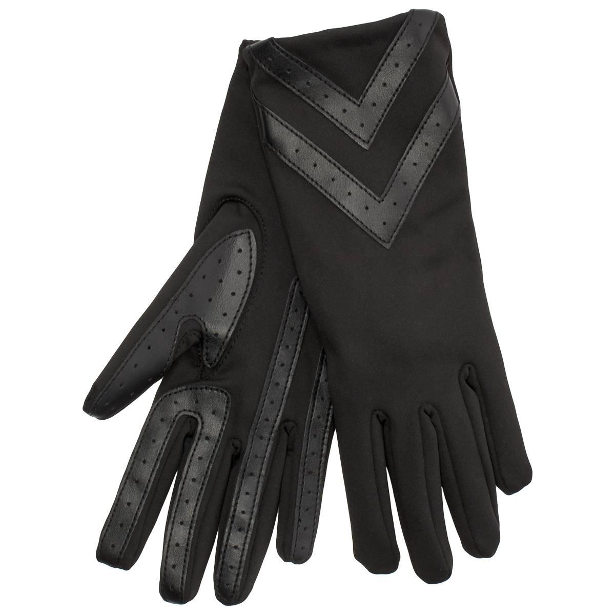 Click here for Womens Isotoner Lined Chevron Spandex Gloves prices