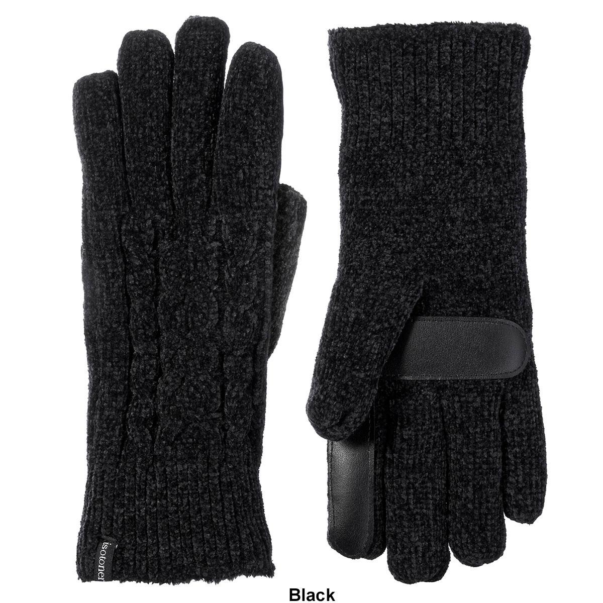 Click here for Womens Isotoner Chenille Cable Knit Lined Gloves prices