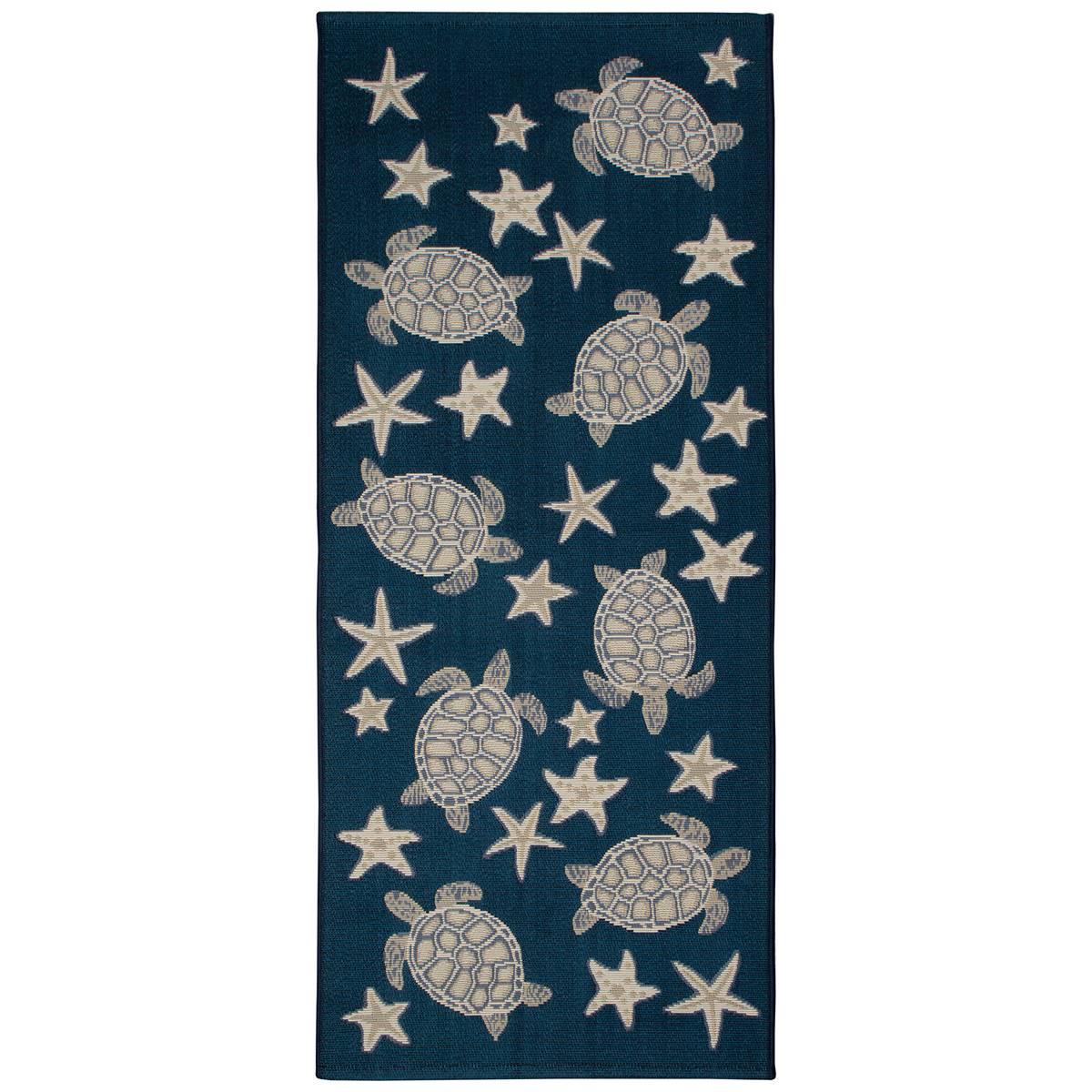 Click here for Liora Manne Esencia Turtle & Starfish Rectangular... prices