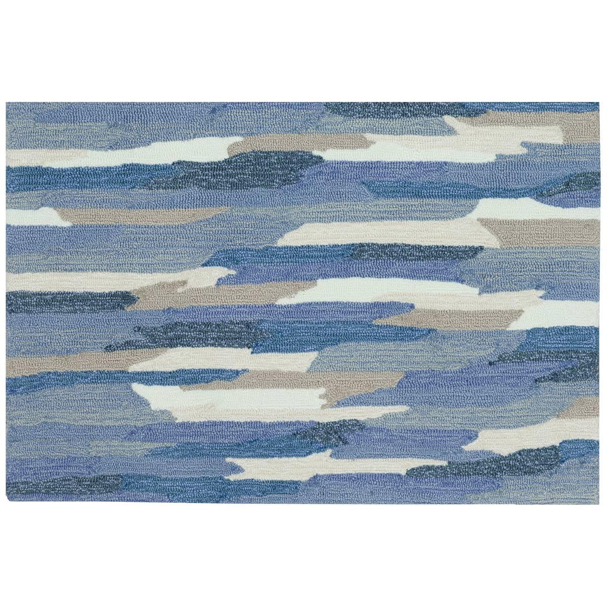 Liora Manne Capri Cloud 2x3 Area Rug - Denim