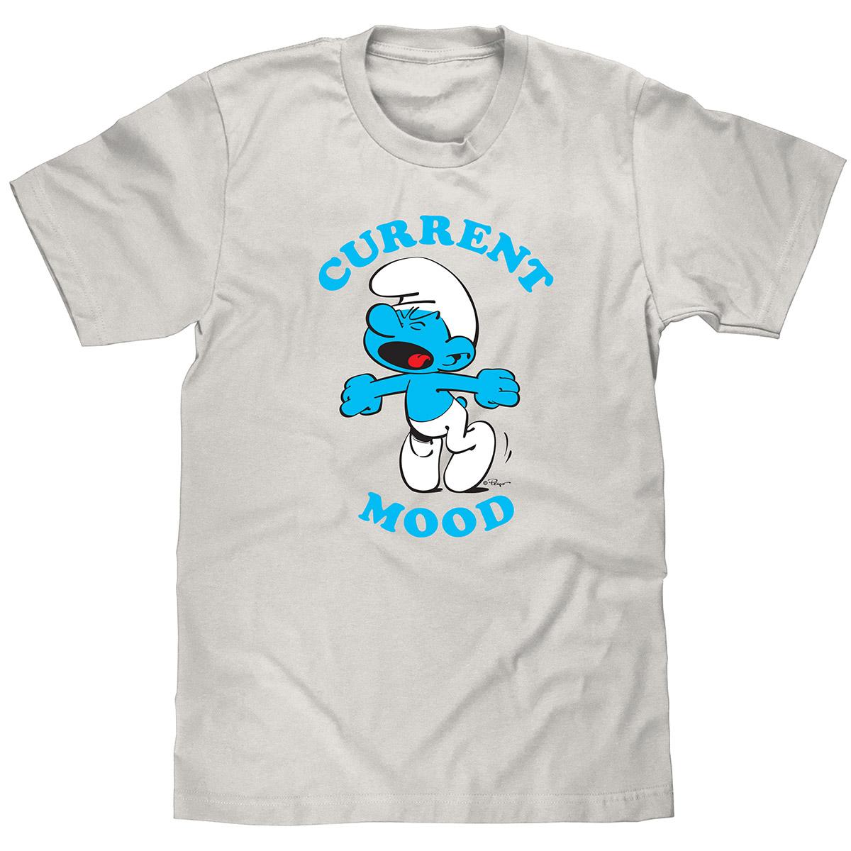 Click here for Young Mens Smurfs Current Mood Short Sleeve Graphi... prices
