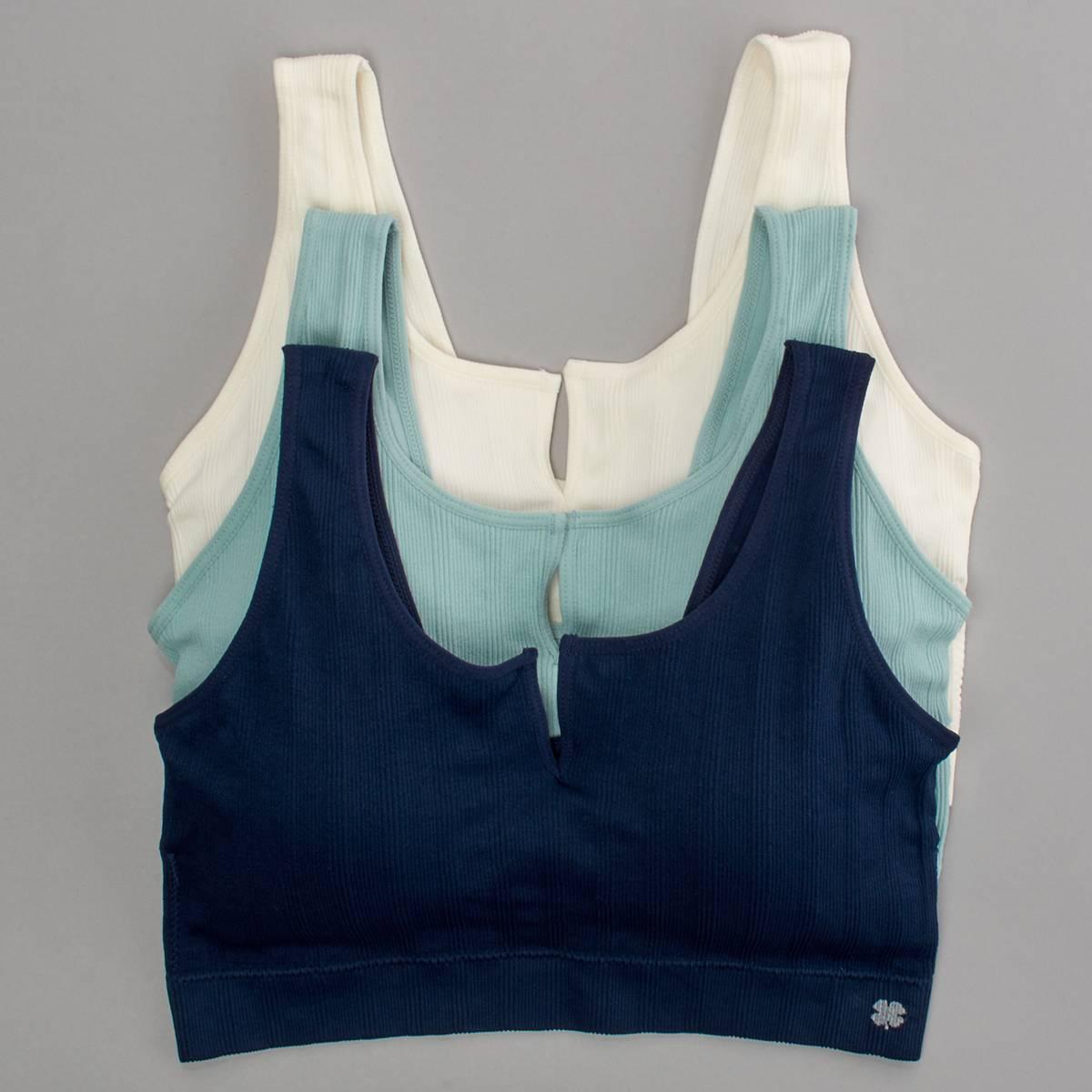 Click here for Plus Size Lucky Brand 3pk. Seamless Bralette Bras... prices