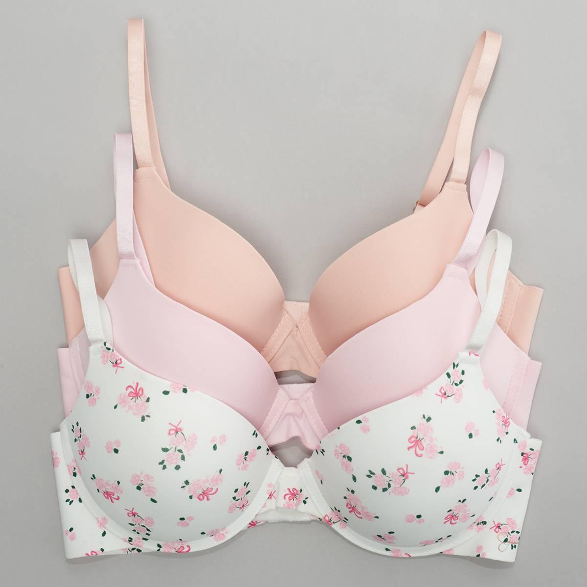 Click here for Womens Jessica Simpson 3pk. Micro Push-Up Bras JS5... prices