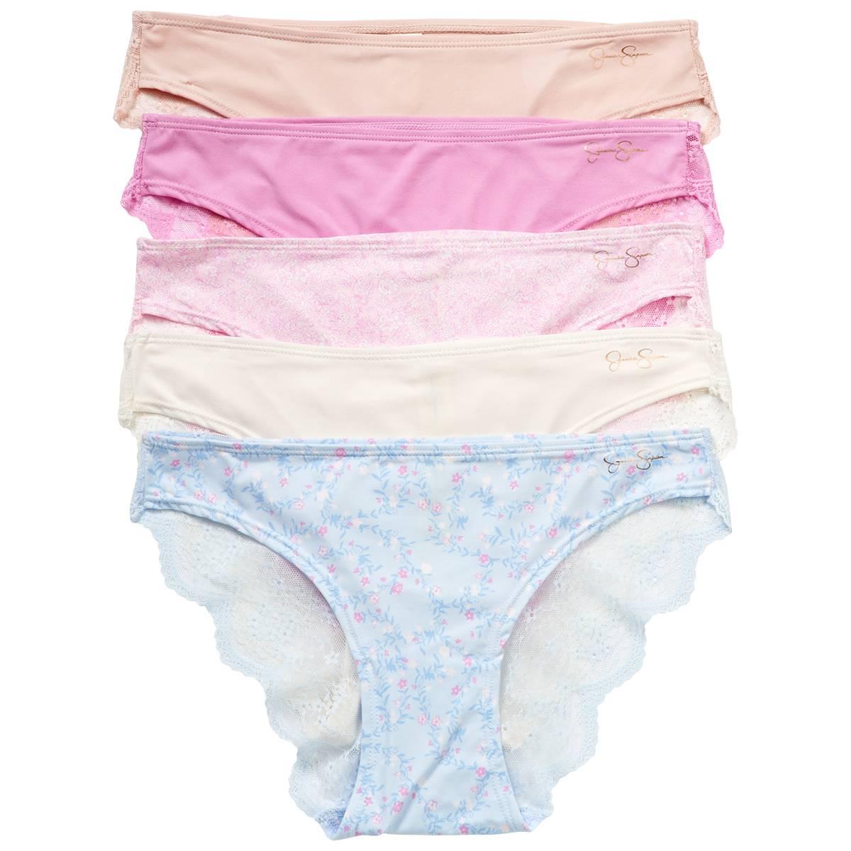 Click here for Womens Jessica Simpson 5pk. Brushed Micro Bikini P... prices