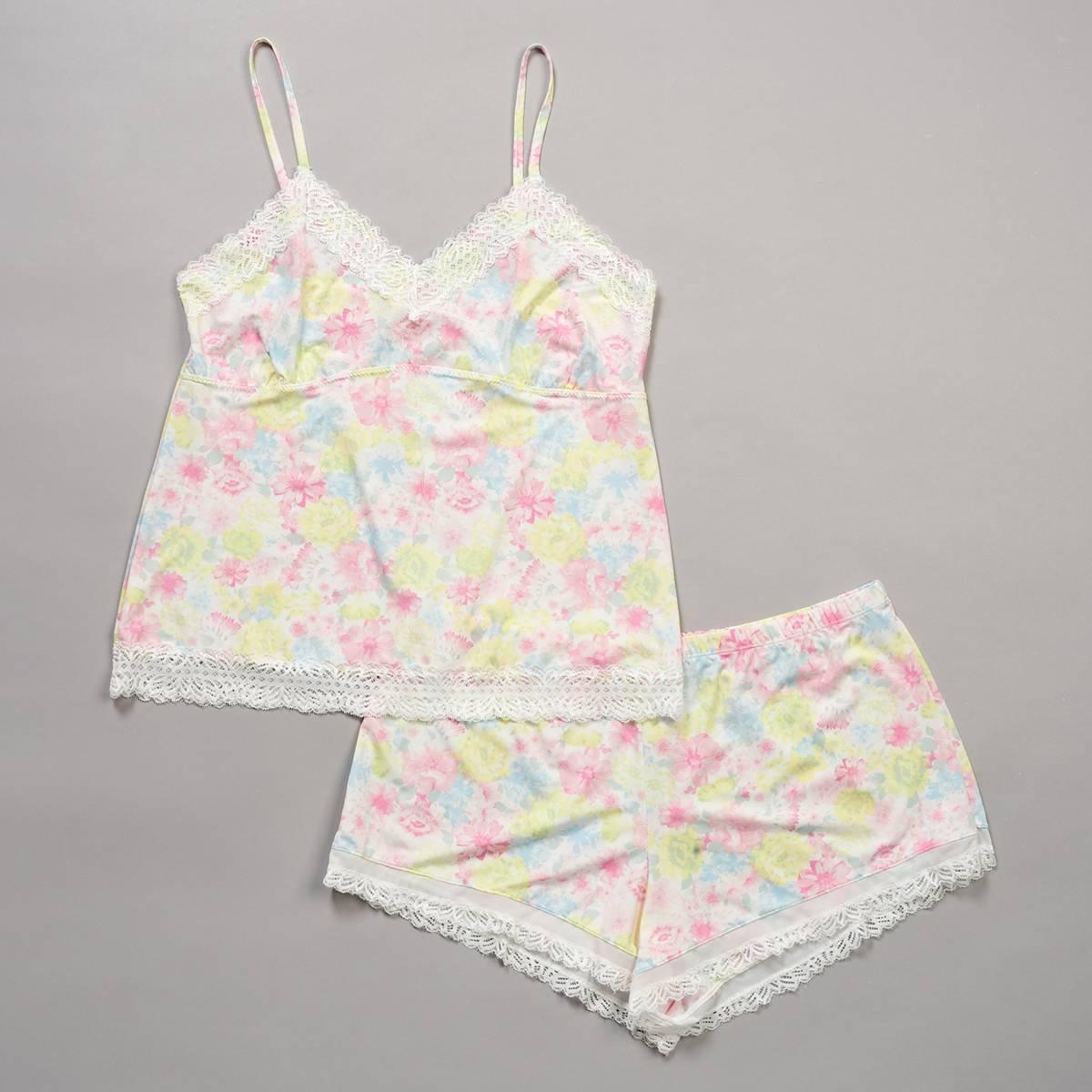 Click here for Womens Jessica Simpson Jessa Flower Cami Set w/Lac... prices