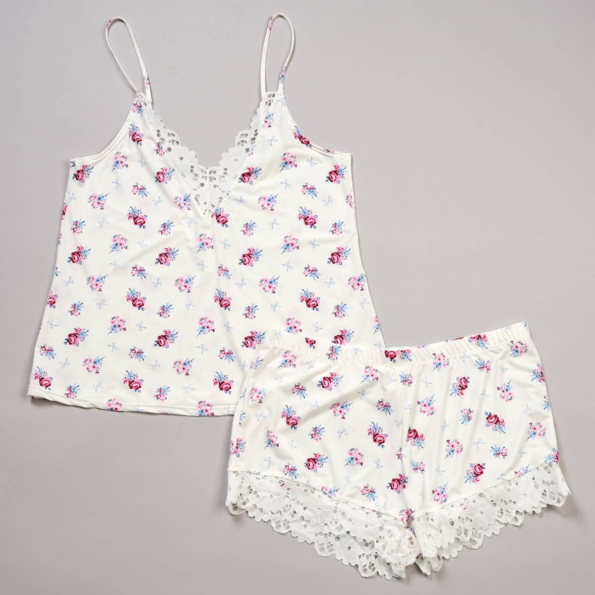 Click here for Womens Jessica Simpson Lace Trim Bow Buds Camisole... prices