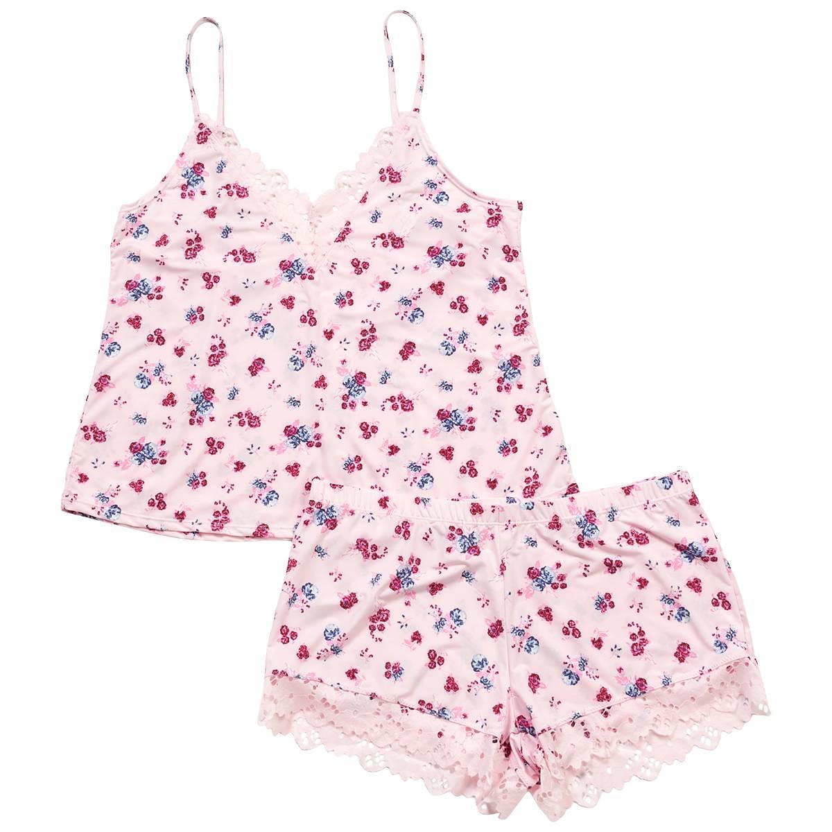 Click here for Womens Jessica Simpson Lace Trim Floral Camisole P... prices