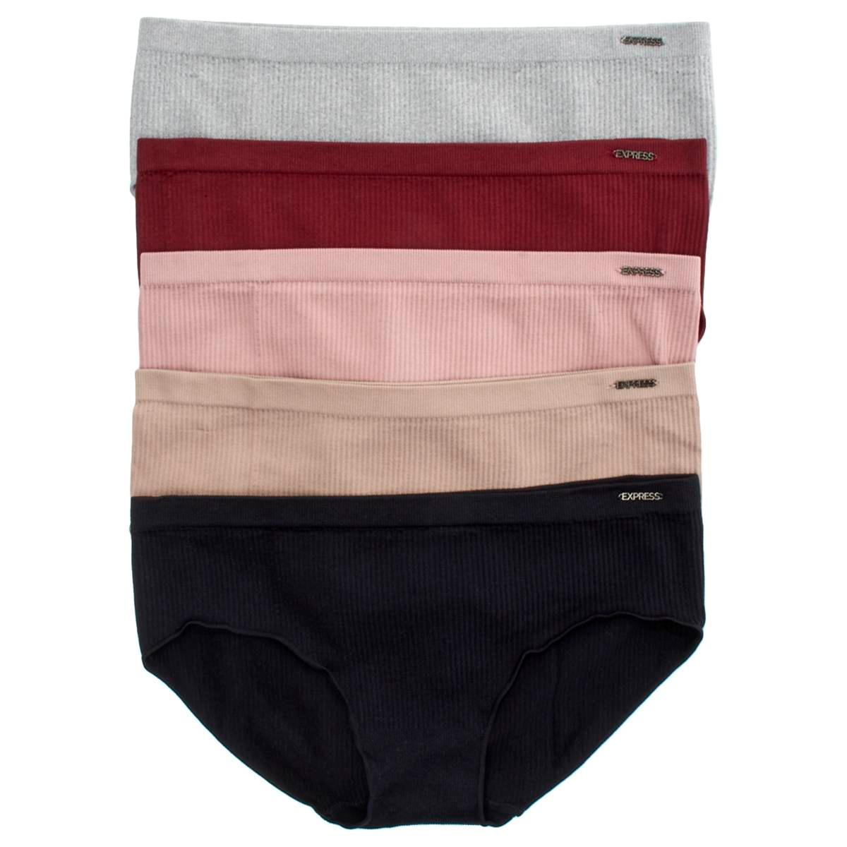 Click here for Womens Express 5pk. Seamless Ribbed Hipster prices