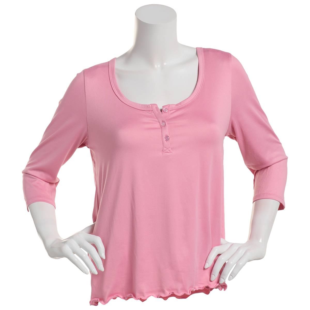 Click here for Plus Size Jessica Simpson Long Sleeve Henley Pajam... prices
