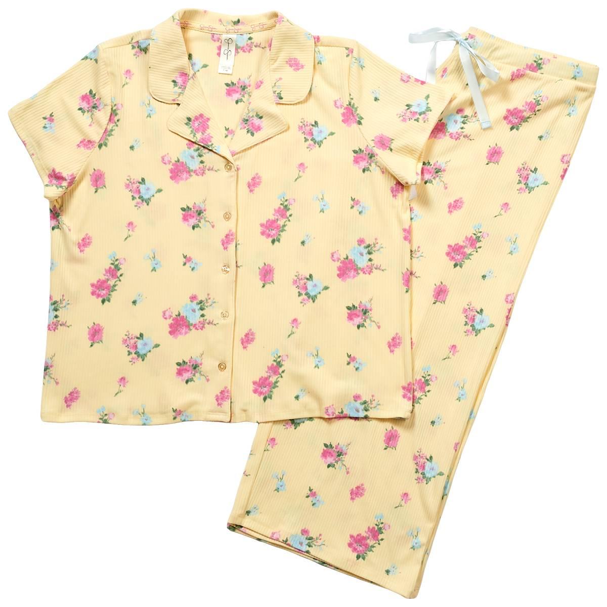 Click here for Petite Jessica Simpson Short Sleeve Watercolor Bud... prices