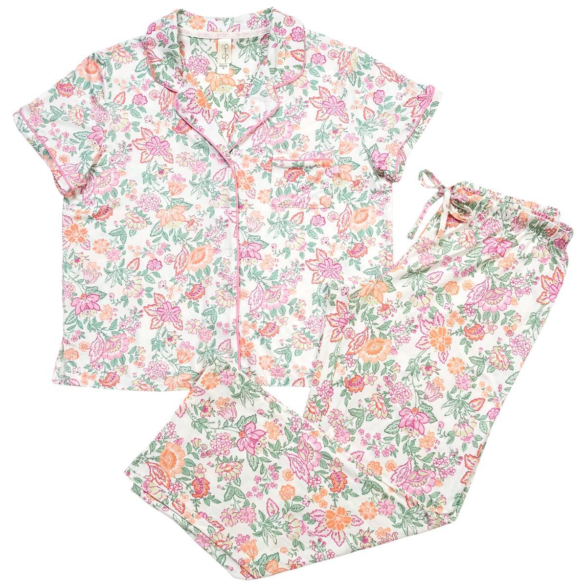 Click here for Womens Jessica Simpson Short Sleeve Paisley Long L... prices