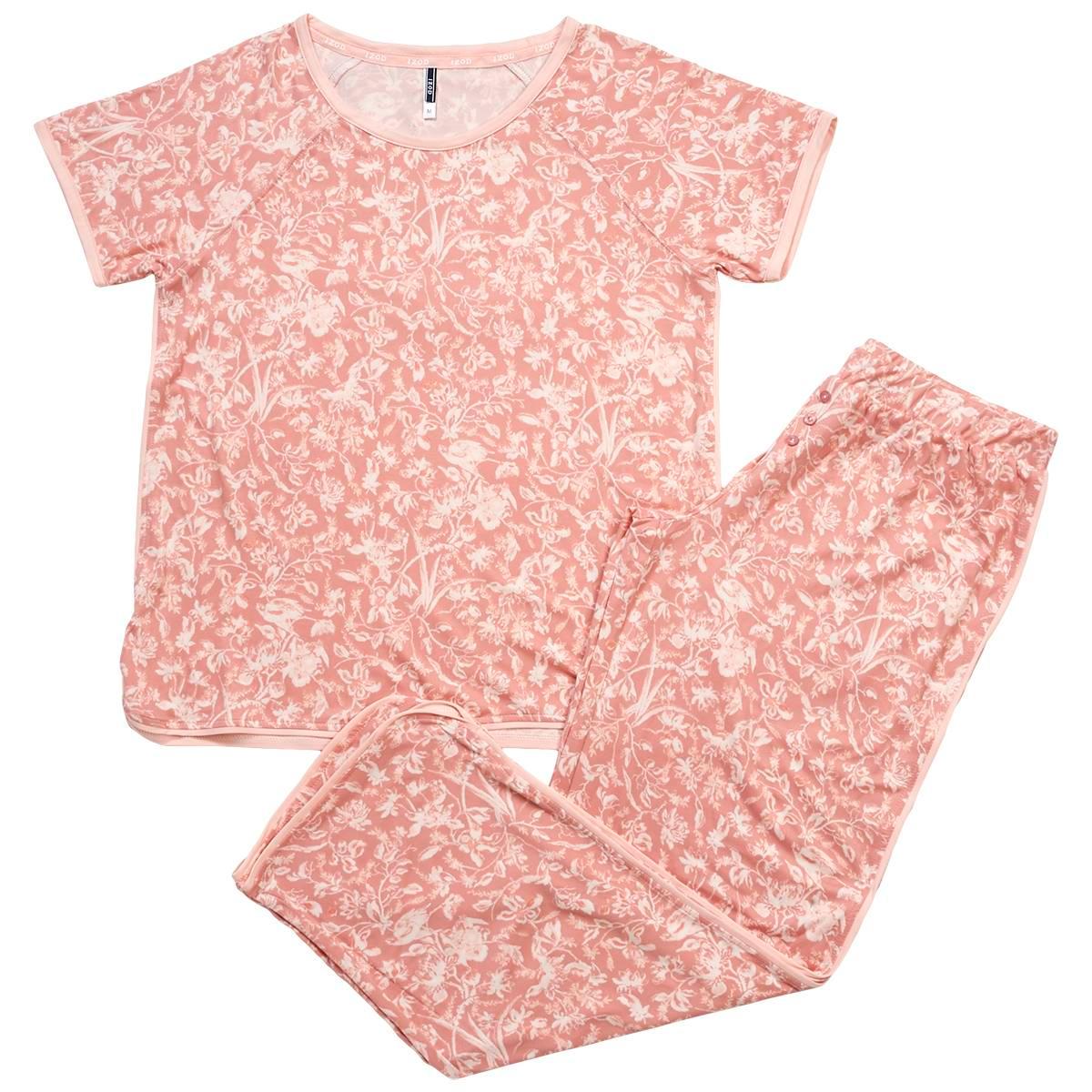 Click here for Womens IZOD(R) Toile Flowers Pajama Set prices
