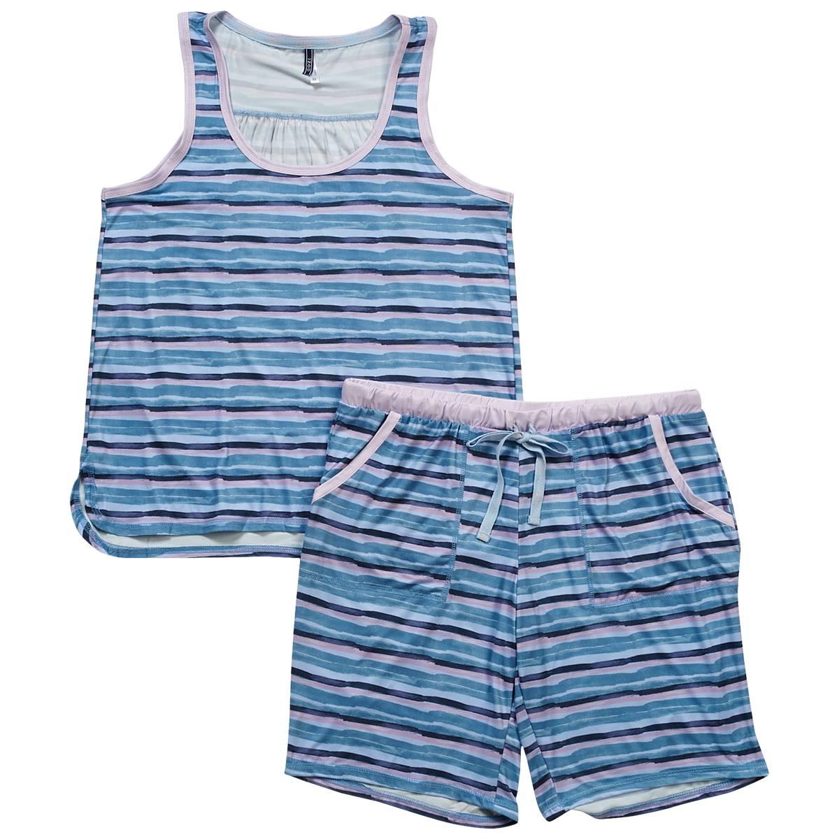 Click here for Womens IZOD(R) Watercolor Stripe Tank & Bermuda Sh... prices