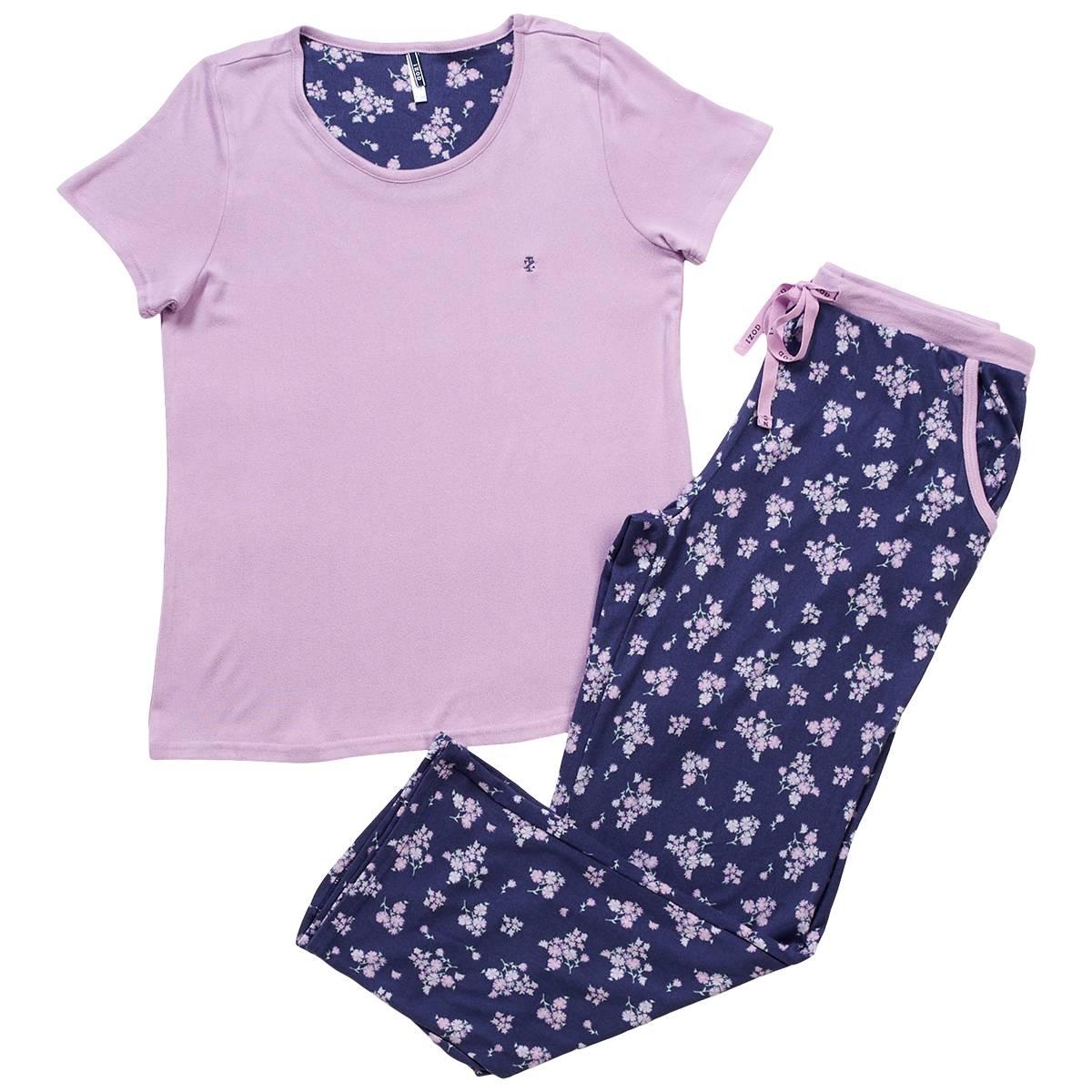Click here for Petite IZOD(R) Short Sleeve Hacci Top/Flower Pants... prices