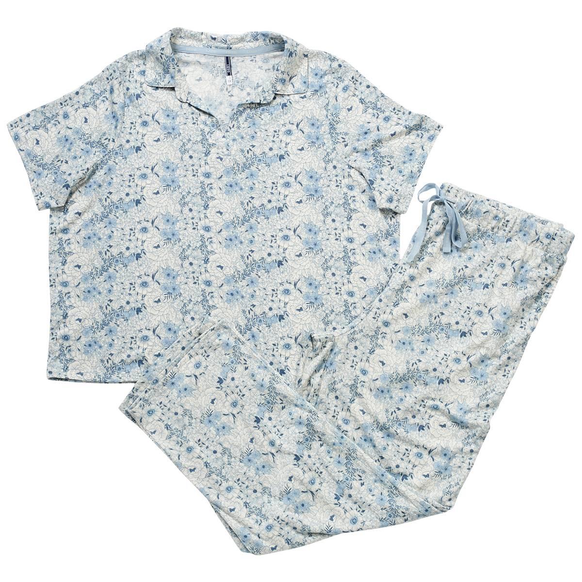 Click here for Plus Size Izod Short Sleeve Floral Pajama Set prices