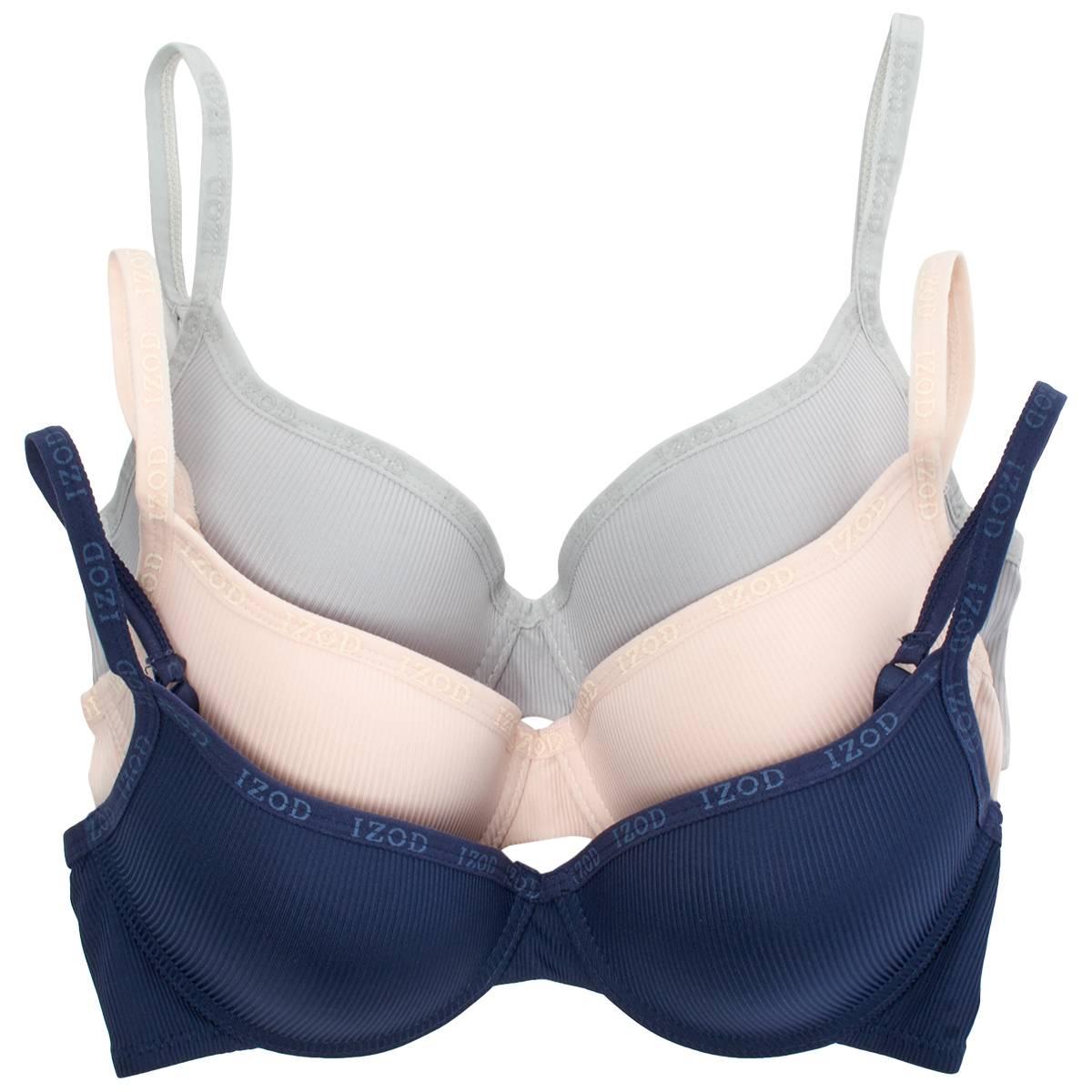 Click here for Juniors IZOD(R) 3pk. Gentle Lift T-Shirt Bras IZ70... prices