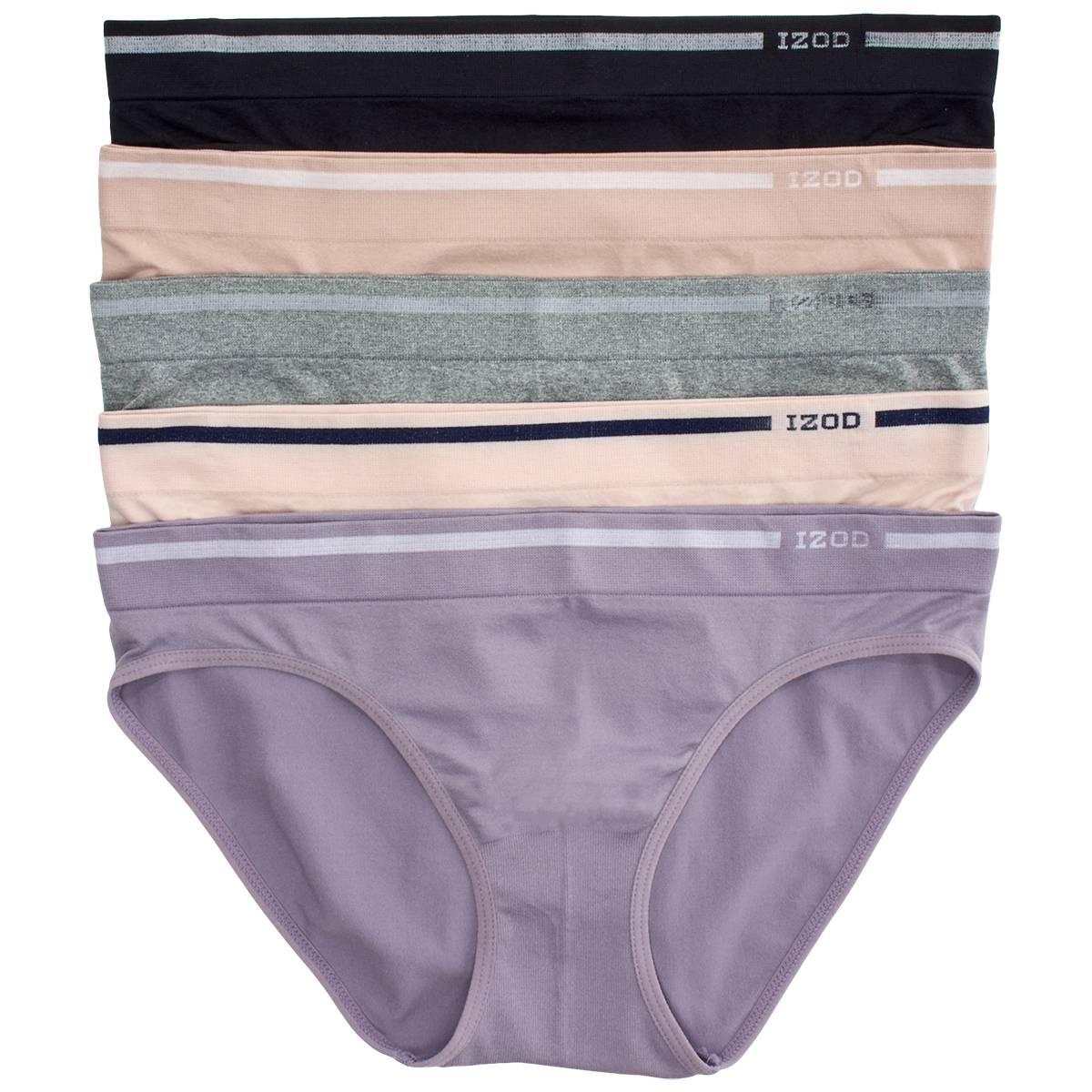 Click here for Womens IZOD(R) 5pk. Seamless Bikini Panties IZ7018... prices
