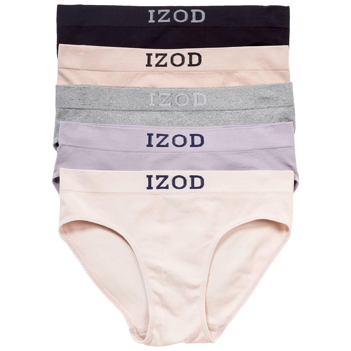 Click here for Juniors IZOD(R) 5pk. Ribbed Seamless Bikini Pantie... prices