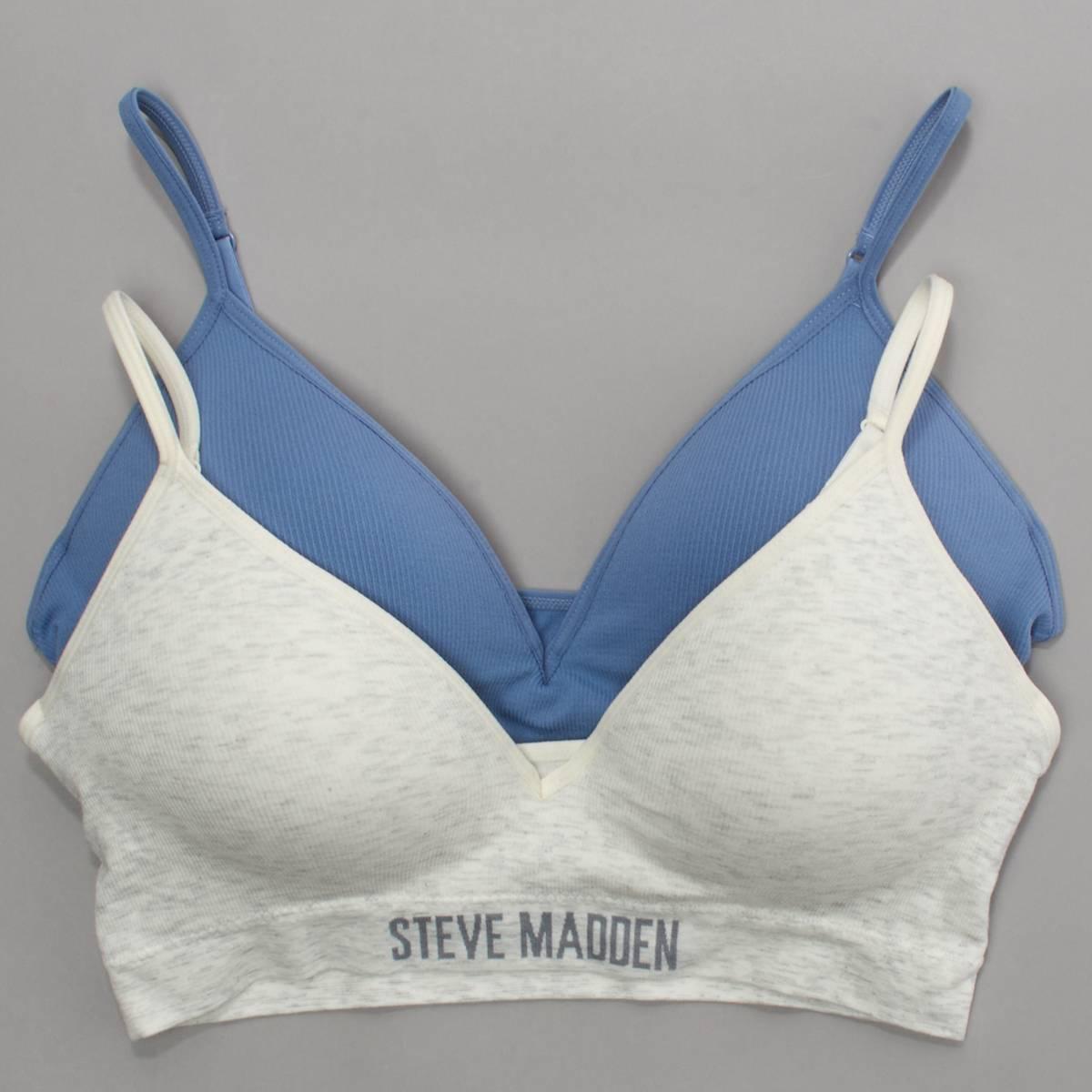 Click here for Womens Steve Madden 2pk. Wirefree Ribbed Bra - SM1... prices