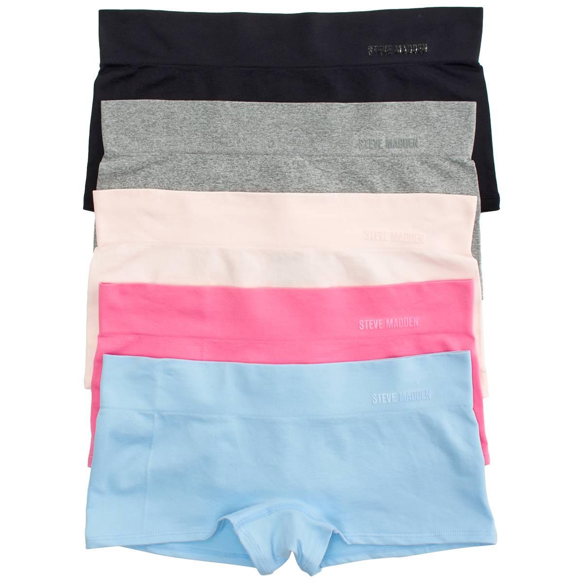 Click here for Womens Steve Madden 5pk. Wide Rib Boyshort Panties... prices