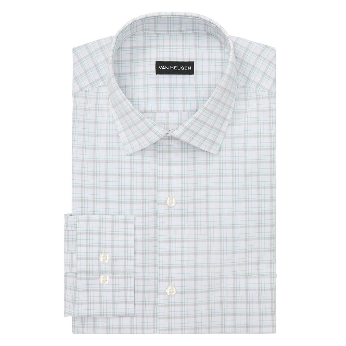 Click here for Mens Van Heusen(R) Regular Fit Plaid Dress Shirt -... prices