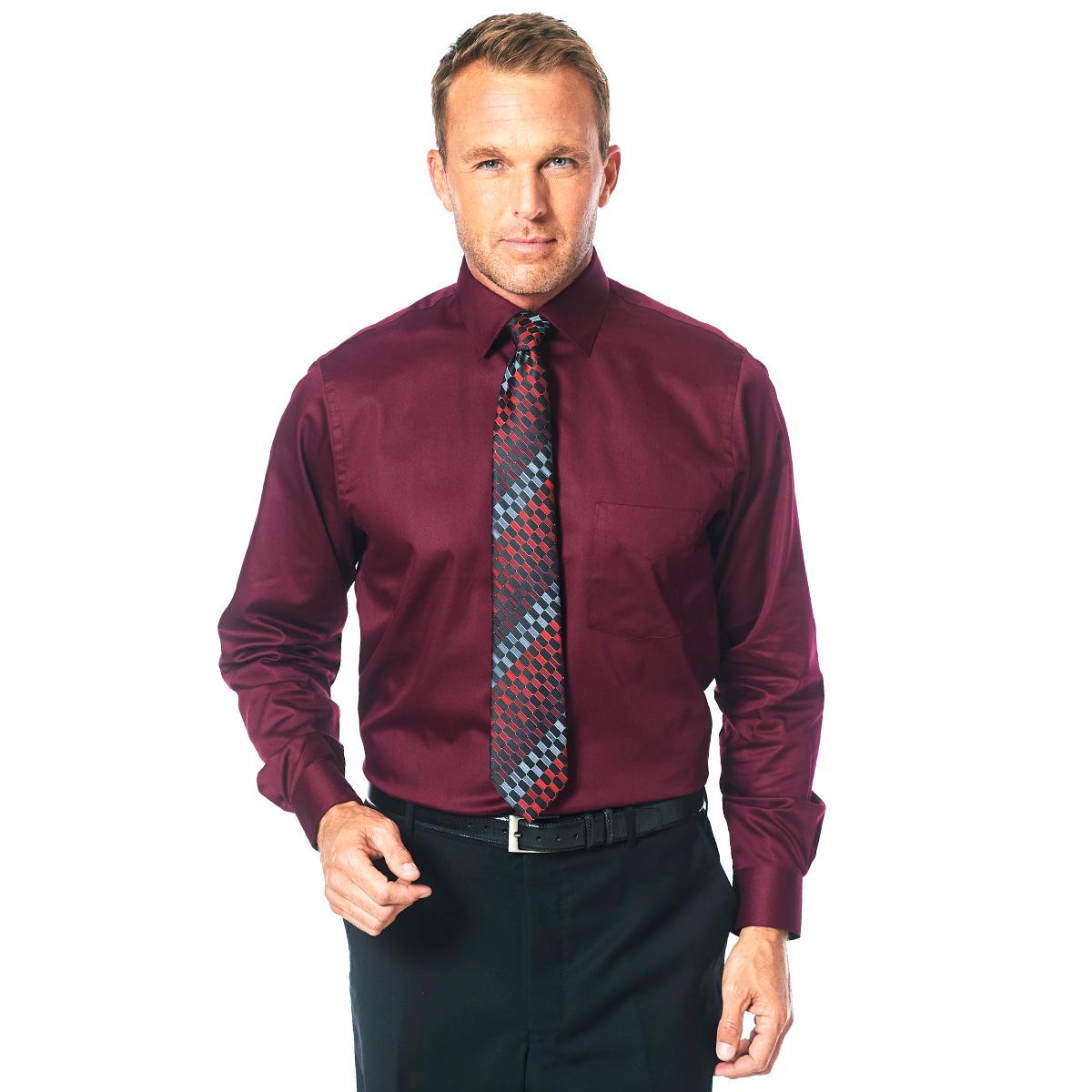 Click here for Mens Van Heusen(R) Slim Fit Solid Stretch Dress Sh... prices