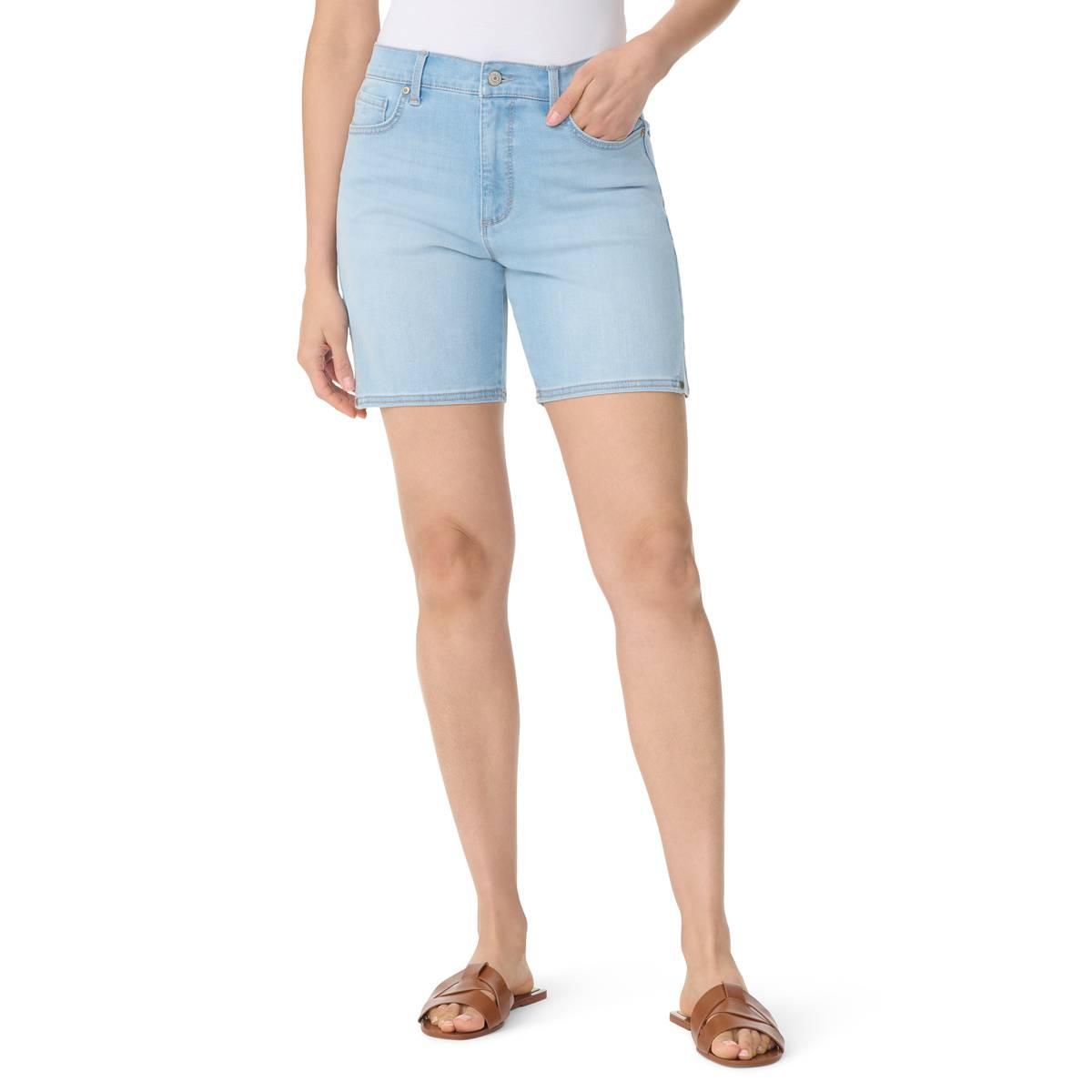 Click here for Womens Gloria Vanderbilt Amanda Denim Bermuda Shor... prices