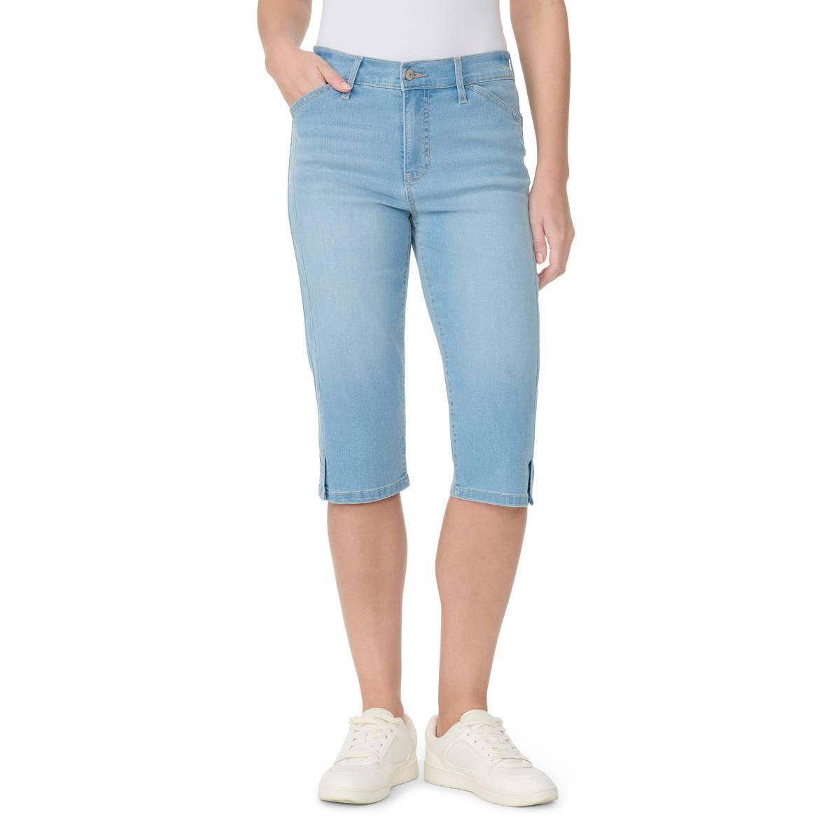 Click here for Womens Gloria Vanderbilt Dalia Denim Capris with S... prices