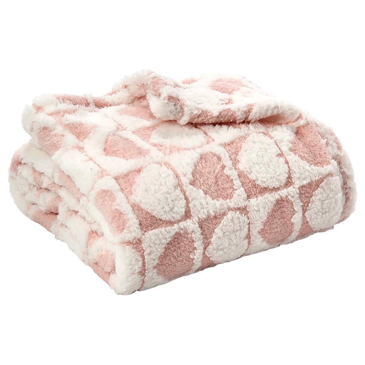 Click here for Mountain Ridge Heart & Jacquard Sherpa Throw prices