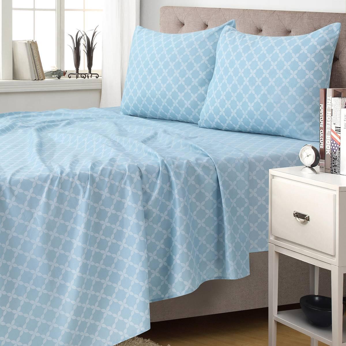 Click here for Harper Loft Aarya Microfiber 4pc. Sheet Set prices