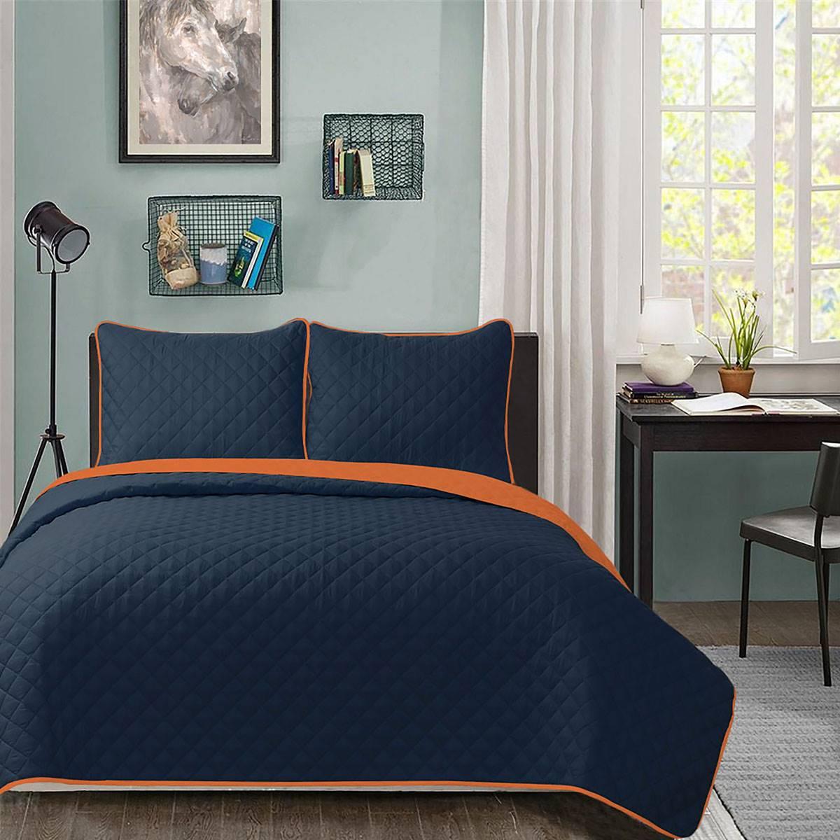 Click here for University 3pc. Solid Reversible Quilt Set prices