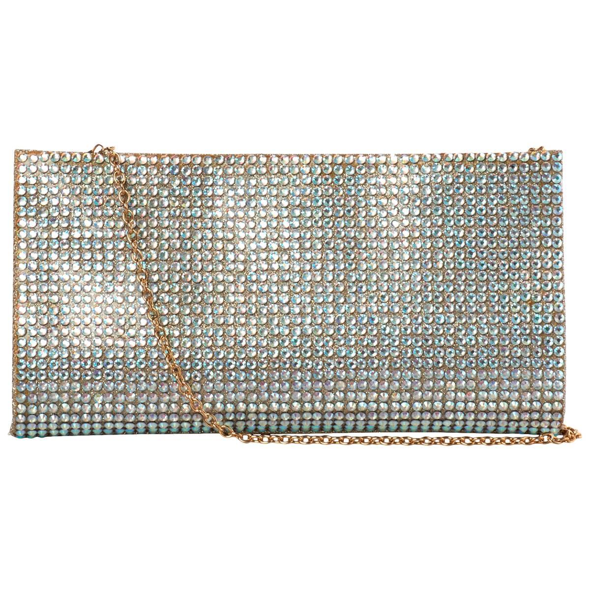 Click here for Jessica McClintock Elaina Satiny Clutch With Chain prices