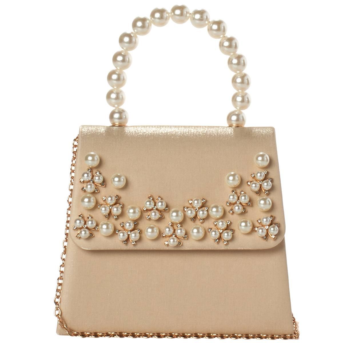 Click here for Jessica McClintock Minette Pearl Top Handle Evenin... prices