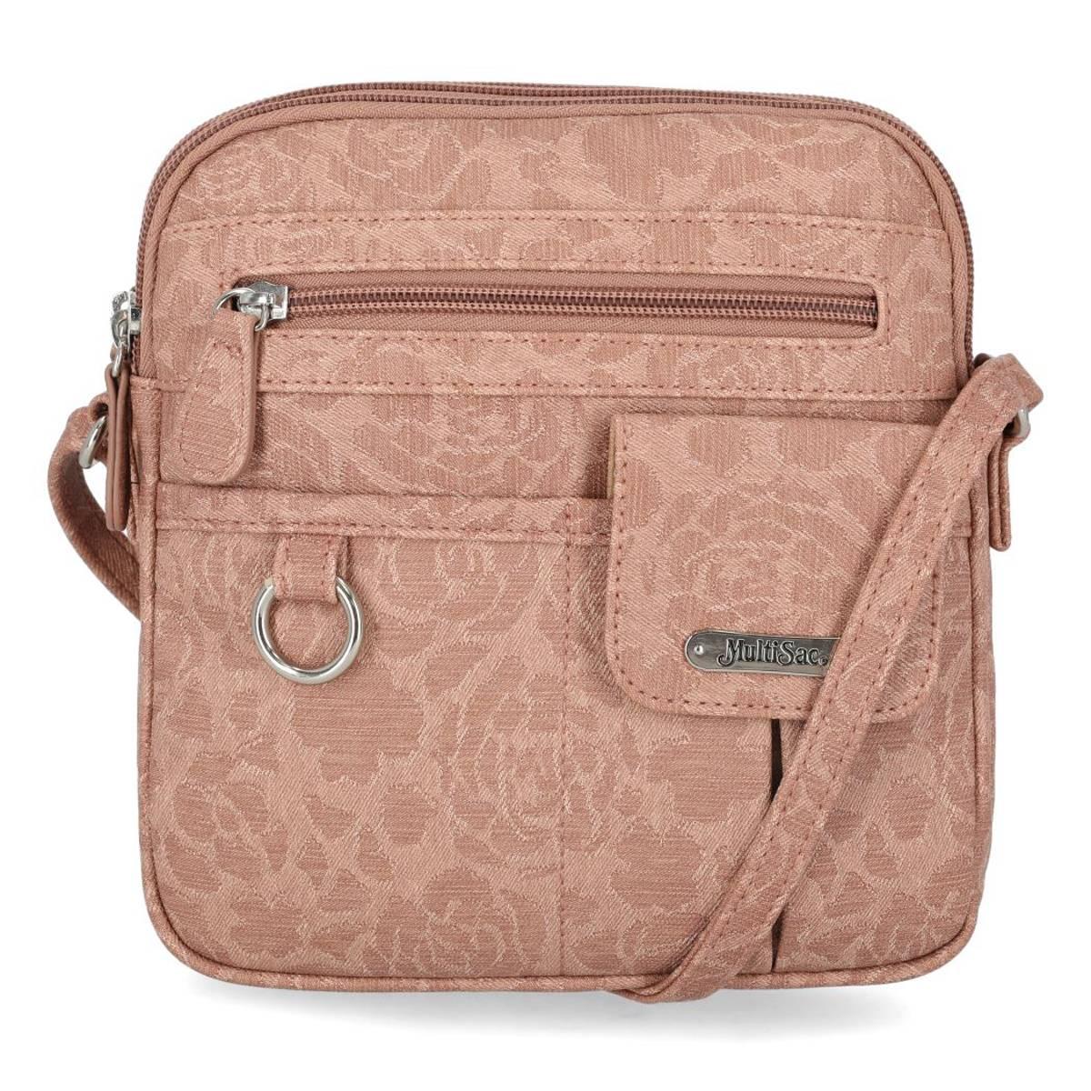 Click here for MultiSac Noth/South Jacquard Fabric Zip-Around Cro... prices