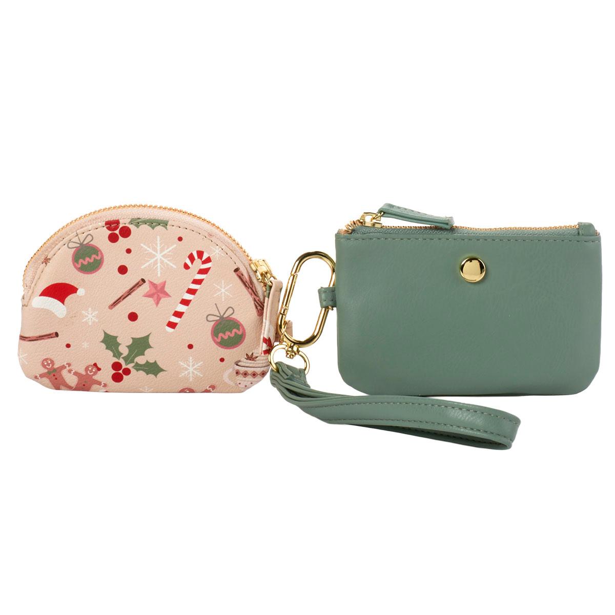 Click here for Womens Mundi Kelly 2 Pouch Key Chain Wristlet - Ch... prices