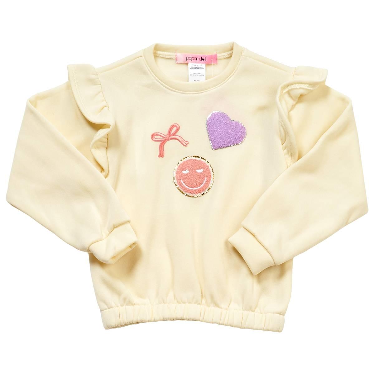 Click here for Girls (4-6x) paper doll Heart Smiley Face & Bow Ru... prices