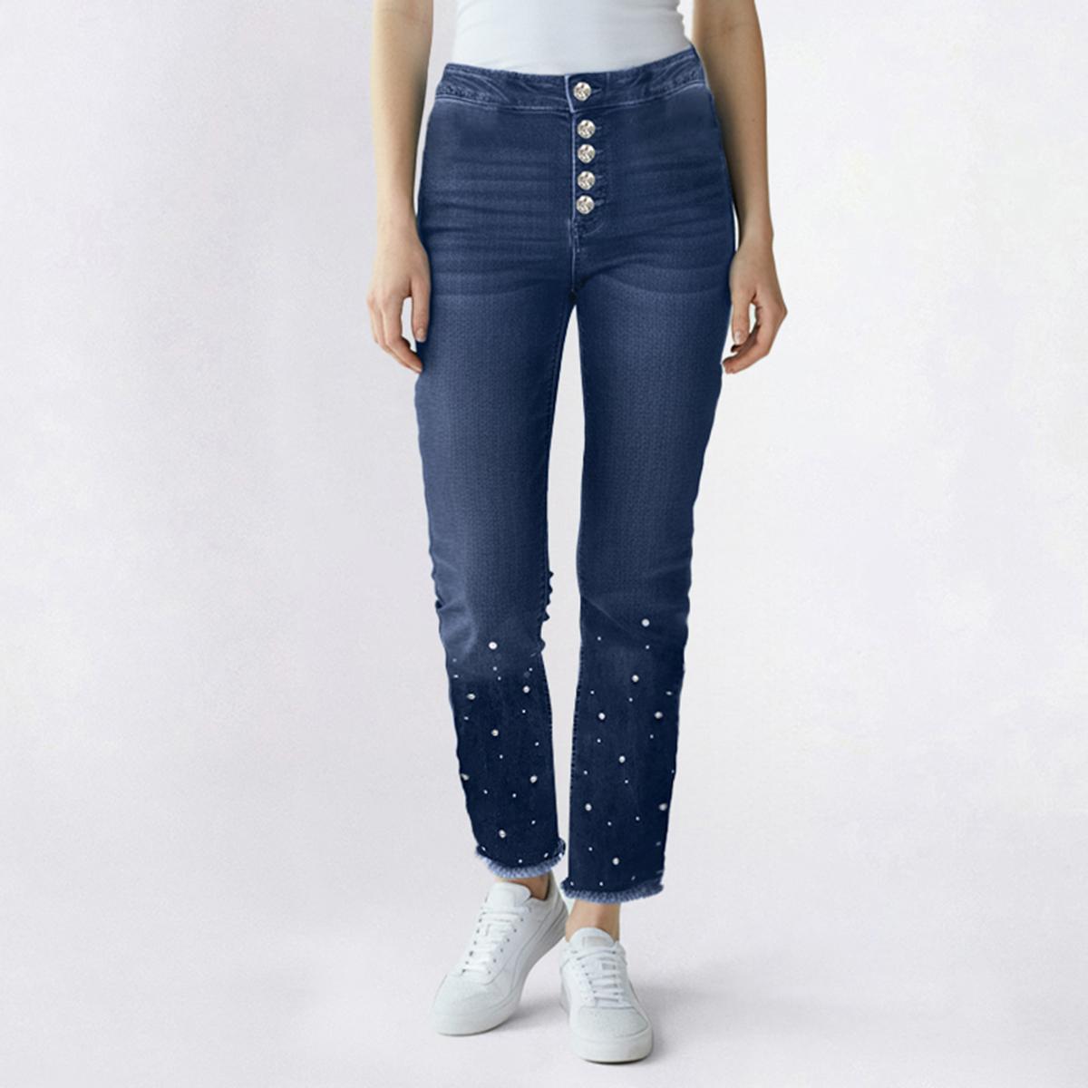 Click here for Juniors Gogo Jeans Flare Jeans w/ Embellished Pear... prices