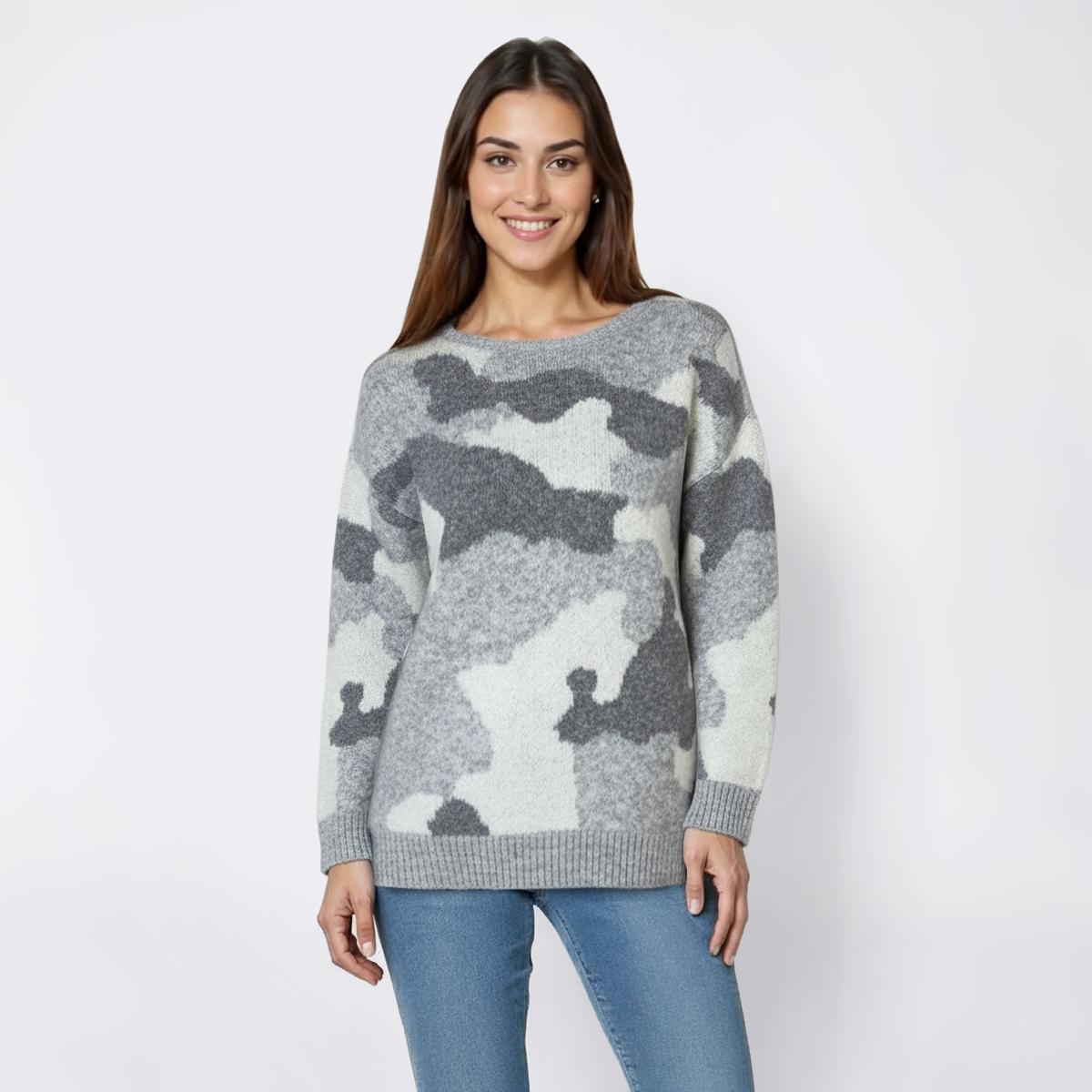 Click here for Womens Hanna & Gracie Long Sleeve Crew Neck Tarsia... prices
