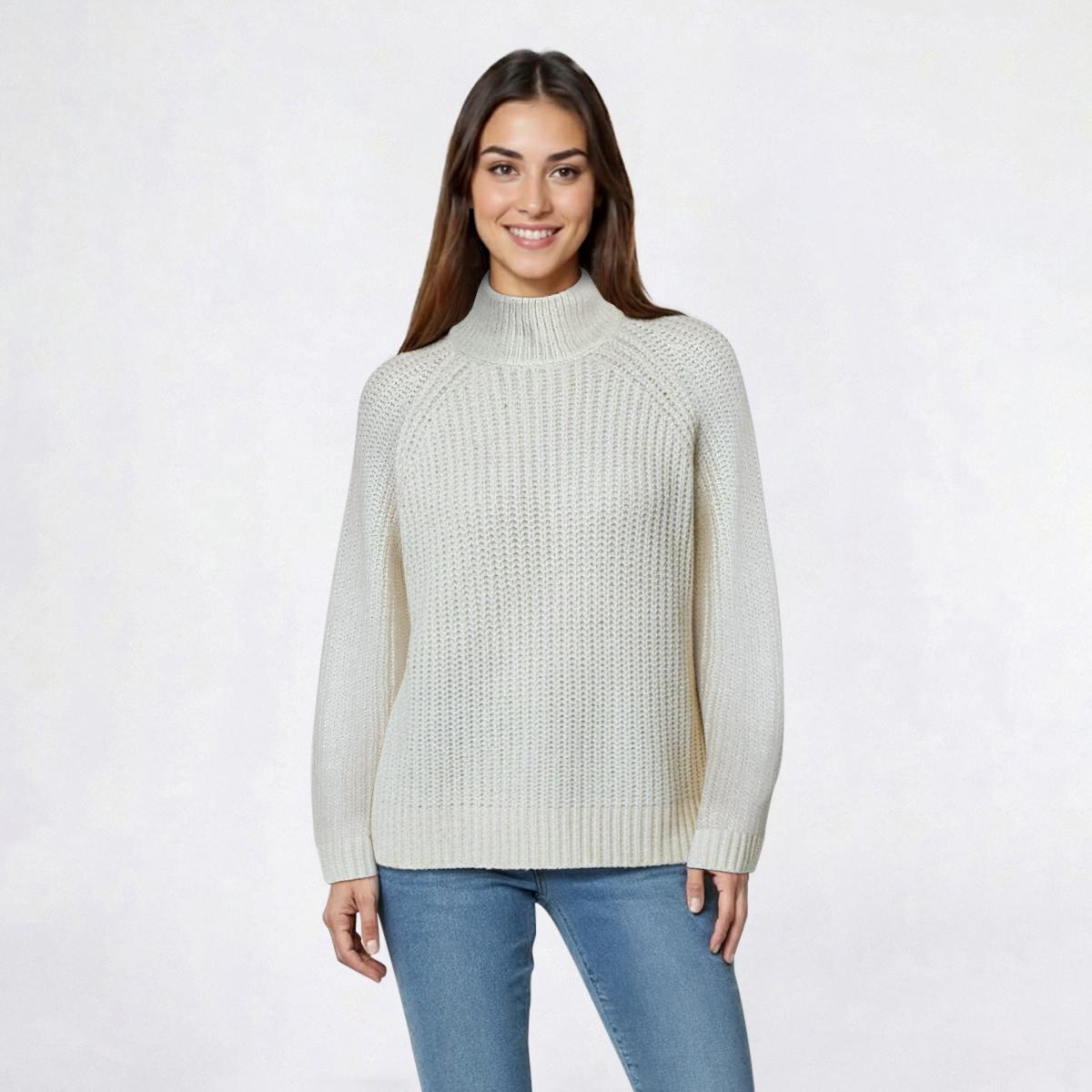 Click here for Womens Tint & Shadow Solid Chenille Turtleneck Swe... prices