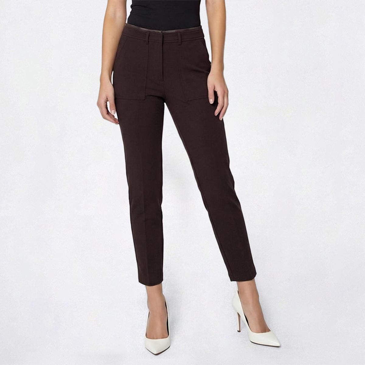 Click here for Womens Zac & Rachel Pull-On Solid Compression Pant... prices