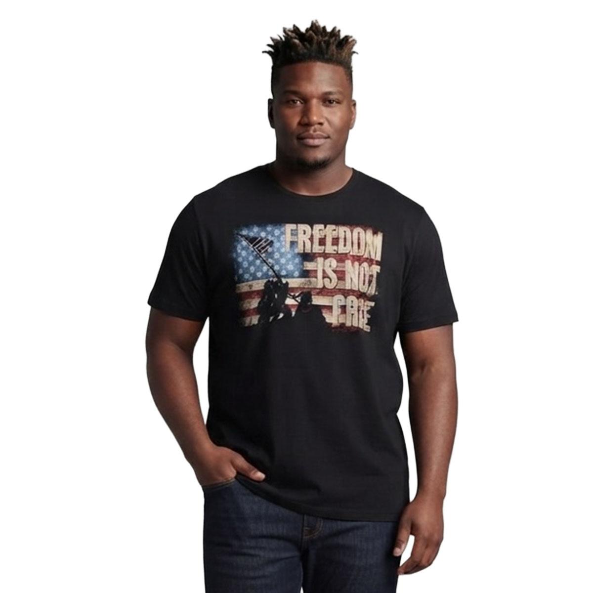 Click here for Mens Big & Tall Home of the Brave Freedoms Not Fre... prices